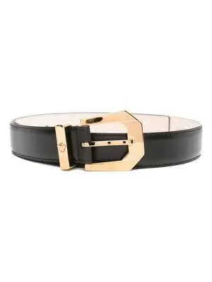 Versace Medusa Heritage Leather Belt - Black