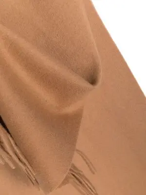 FURSAC Fringed Cashmere Scarf - Brown