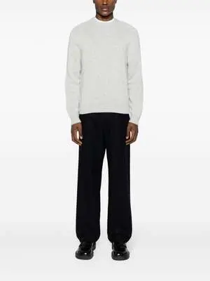 Theory Morlan Ribbed Wool-cashmere Jumper - Grey