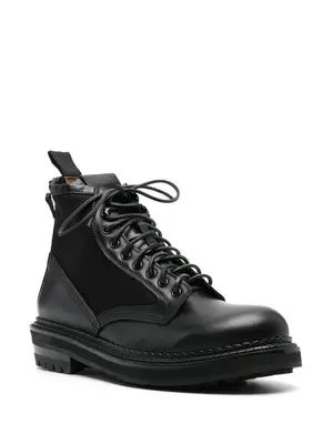 BUTTERO® Cargo Leather Boots - Black