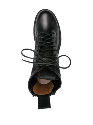 BUTTERO® Cargo Leather Boots - Black