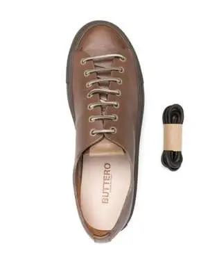 BUTTERO® Tanino Leather Sneakers