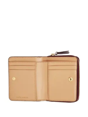 Marc Jacobs The Leather Mini Compact Wallet - Red