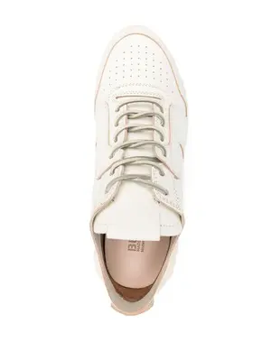 BUTTERO® Lace-up Leather Sneakers