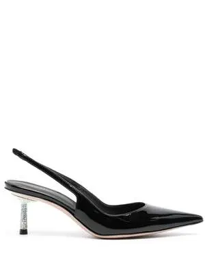 LE SILLA Bella 45mm Patent Leather Slingback Pumps