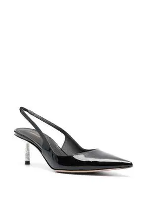 LE SILLA Bella 45mm Patent Leather Slingback Pumps