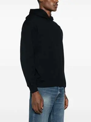 Emporio Armani Logo-patch Cotton Hoodie