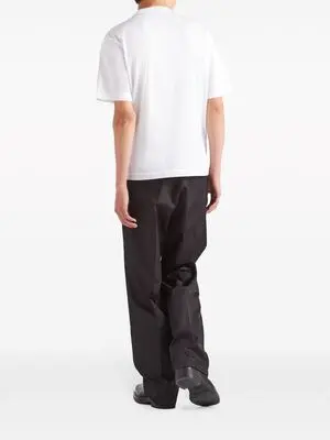 Prada Re-nylon Triangle-logo T-shirt