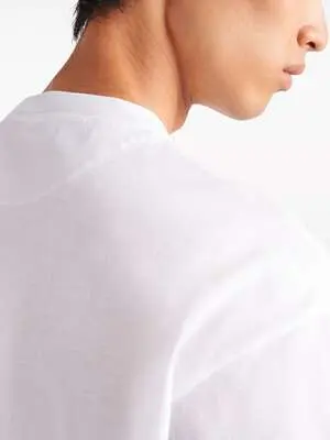 Prada Re-nylon Triangle-logo T-shirt