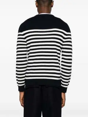 Theory Latho Striped Jumper - Blue