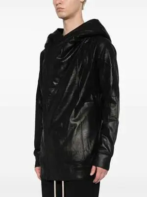JULIUS Off-centre Faux-leather Jacket