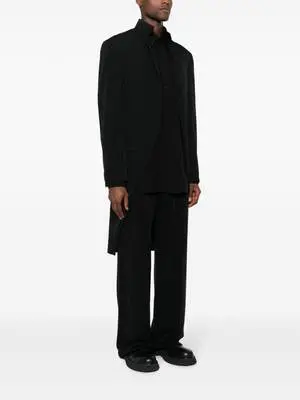 Yohji Yamamoto Asymmetric Wool Tailcoat