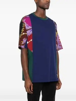 Versace Chain-print Cotton T-shirt