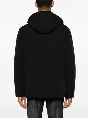FAY Slouch-hood Padded Jacket - Black