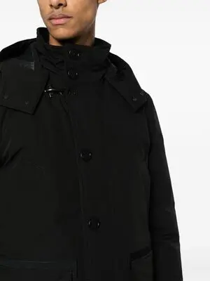 FAY Slouch-hood Padded Jacket - Black