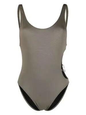 DIESEL Cut-out One-piece Swimsuit - Green