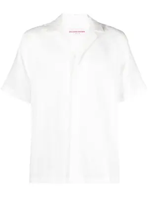 Orlebar Brown Maitan Short-sleeved Linen Shirt - White