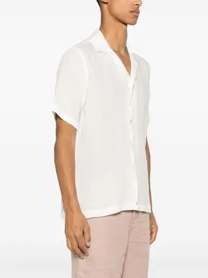 Orlebar Brown Maitan Short-sleeved Linen Shirt - White