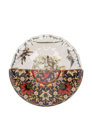 SELETTI Hybrid Kannauj Floral-print Tea Cup Set - Blue