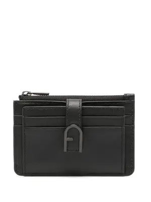 Furla Flow Leather Wallet - Black