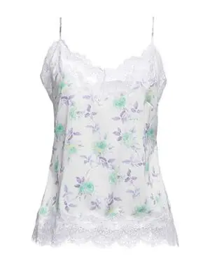 MSGM Floral Print Camisole - White