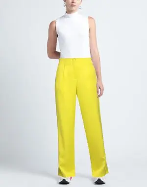 MSGM Straight Leg Pants - Yellow