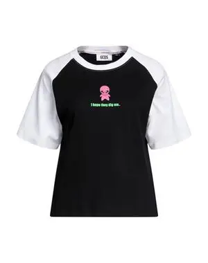 Gcds Cotton Jersey T-shirt - Black