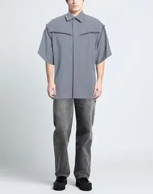 MSGM Shirt Size Organic Cotton - Grey