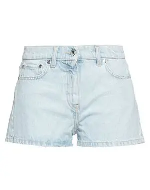 Msgm Raw Edge Hem Shorts For Women