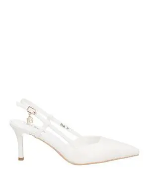 LAURA BIAGIOTTI Pumps Textile Fibers - White