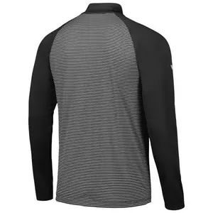 LEVELWEAR Chicago White Sox Charter Striped Raglan Quarter-zip Top
