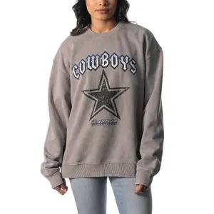 THE WILD COLLECTIVE Dallas Cowboys Distressed Pullover Sweatshirt