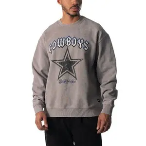 THE WILD COLLECTIVE Dallas Cowboys Distressed Pullover Sweatshirt