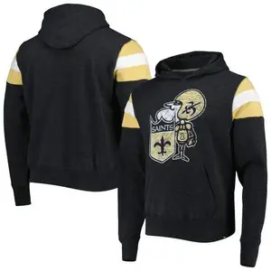 '47 New Orleans Saints Legacy Premier Nico Pullover Hoodie - Black