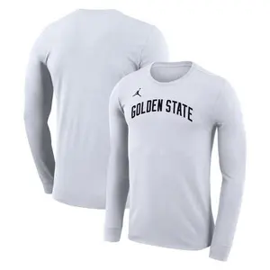 JORDAN BRAND Golden State Warriors Statement Edition Legend Performance Long Sleeve T-shirt - White