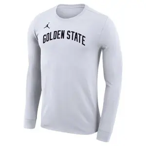 JORDAN BRAND Golden State Warriors Statement Edition Performance Long Sleeve T-shirt