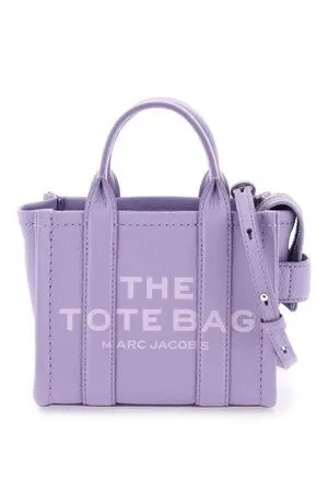 Marc Jacobs Marc Jacobs The Leather Mini Tote Bag - Purple