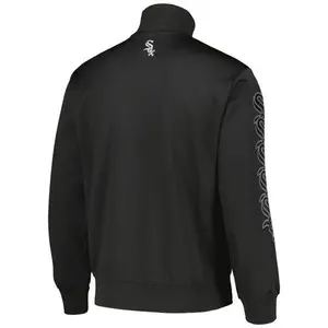 PLEASURES Chicago White Sox Pitcher Full-zip Track Jacket