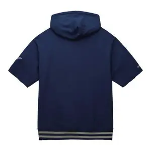 Mitchell & Ness Dallas Cowboys Pre-game Short Sleeve Pullover Hoodie