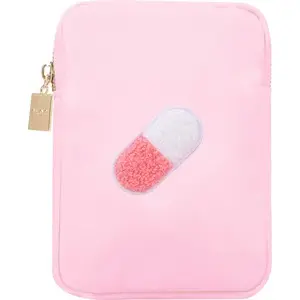 BLOC BAGS Mini Pill Cosmetics Bag Baby Pink