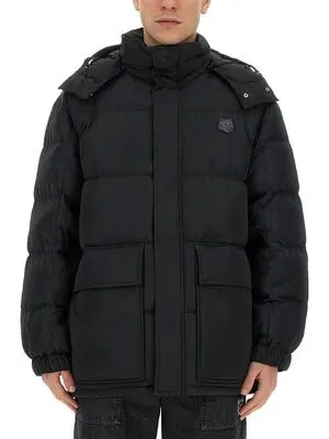 Maison Kitsuné MAISON KITSUNÉ JACKET WITH LOGO - Black