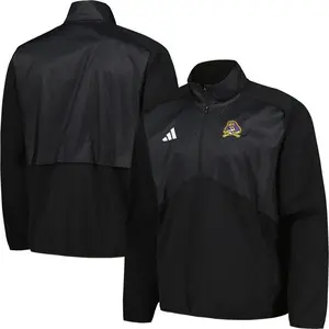 Adidas Ecu Pirates Aeroready Raglan Quarter-zip Jacket - Black