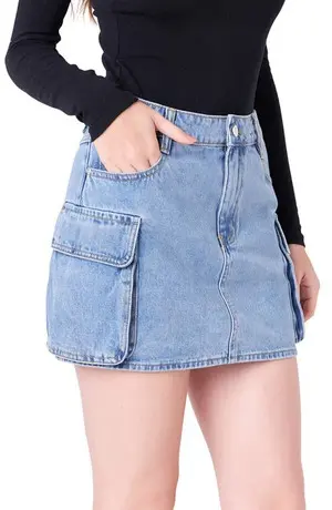 English Factory Cargo Mini Skirt