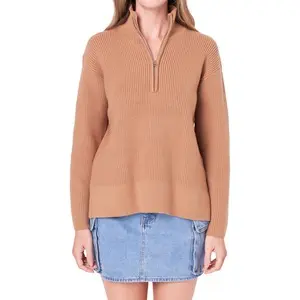 English Factory Zip Up Knitwear For Women