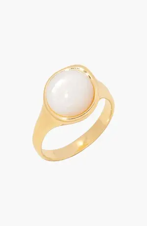 BROOK & YORK Anna Freshwater Pearl Ring - Gold