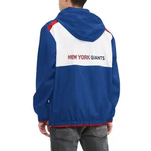 Tommy Hilfiger New York Giants Half-zip Hooded Top