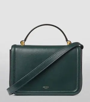 Jimmy Choo Diamond Top-Handle Bag - Green | Editorialist
