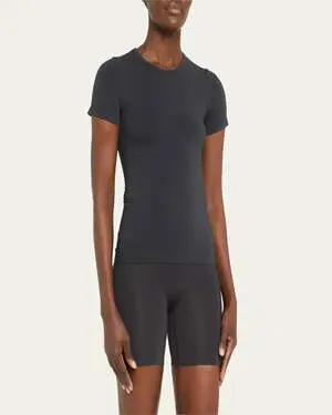 SKIMS Soft Smoothing Short-sleeve T-shirt - Eclipse