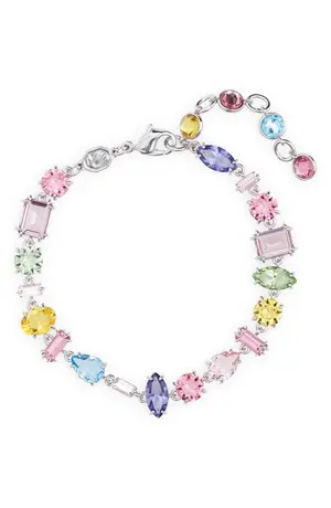 SWAROVSKI Gema Crystal Bracelet - Silver/multi