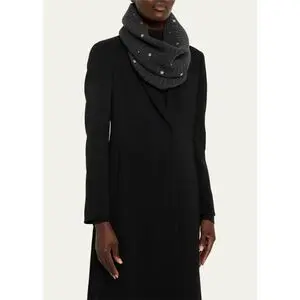 Portolano Embellished Cashmere Scarf